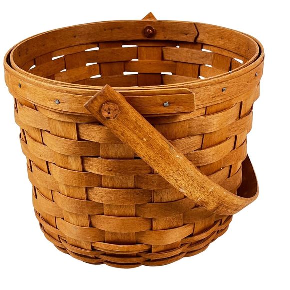 Longaberger | Storage & Organization | Longaberger Round Fruit Basket ...